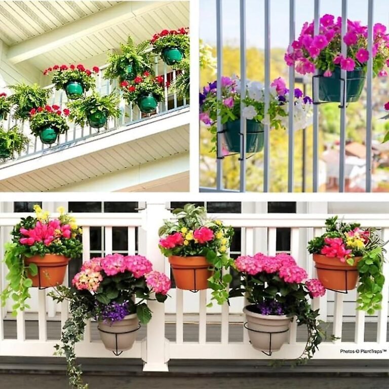 Railing Planter Floating Garden Shelf