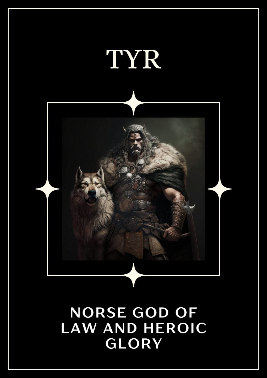 Tyr Norse God Art Print: Digital Download for Mythology Lovers
