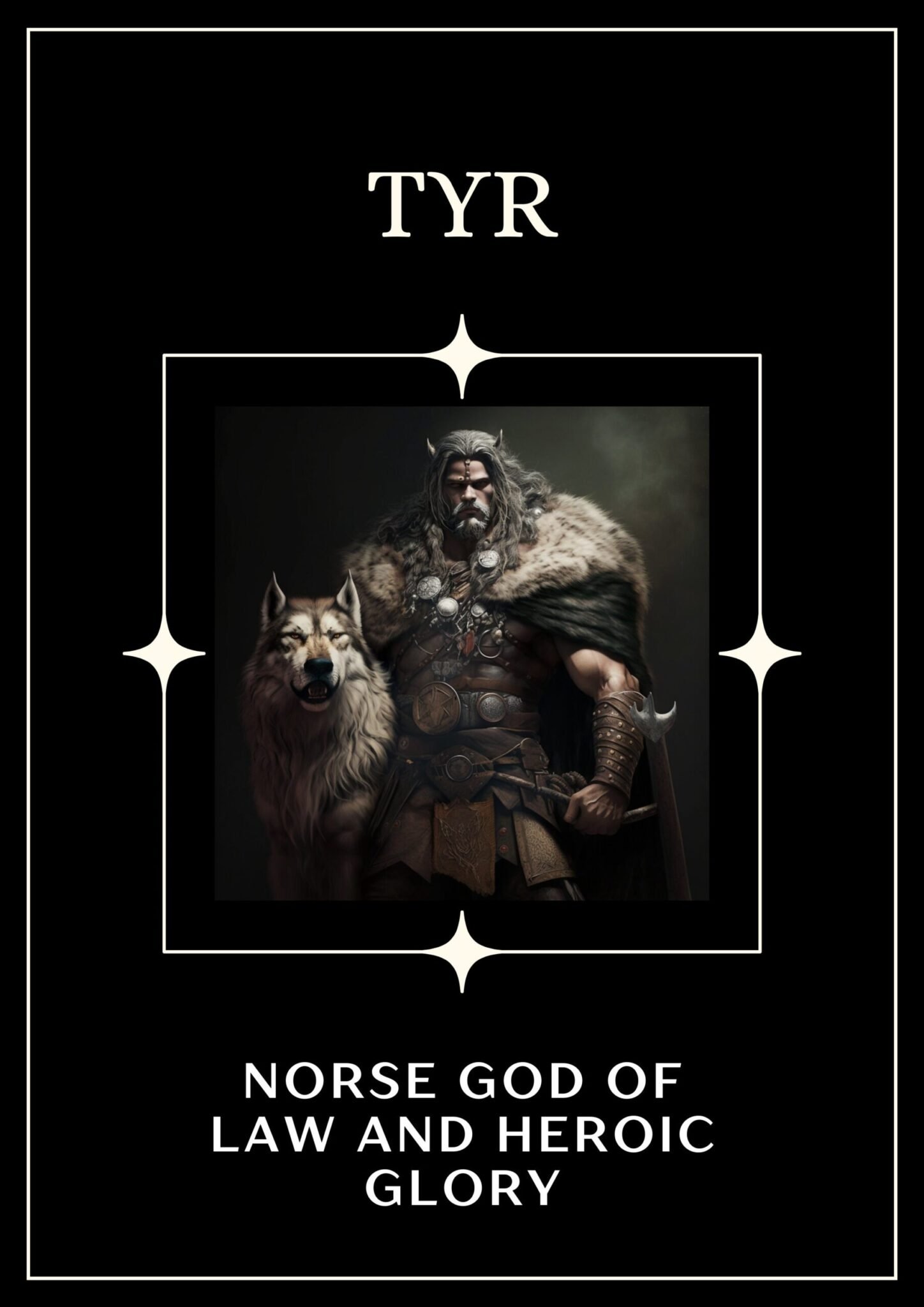 Tyr Norse God Art: Bold Digital Download for Myth Fans